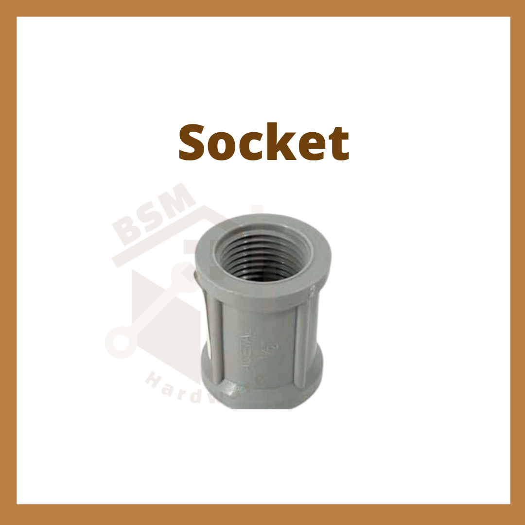 BSM ACETAL PVC Pipe Fitting Joint Penyambung Paip PVC Acetal Fittings ...