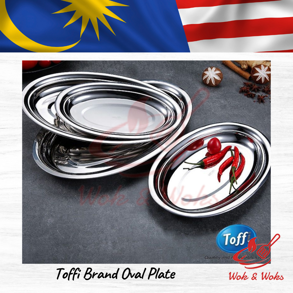 TOFFI Brand Oval Plate / Pinggan Bujur Jenama TOFFI (K80xx) | Lazada