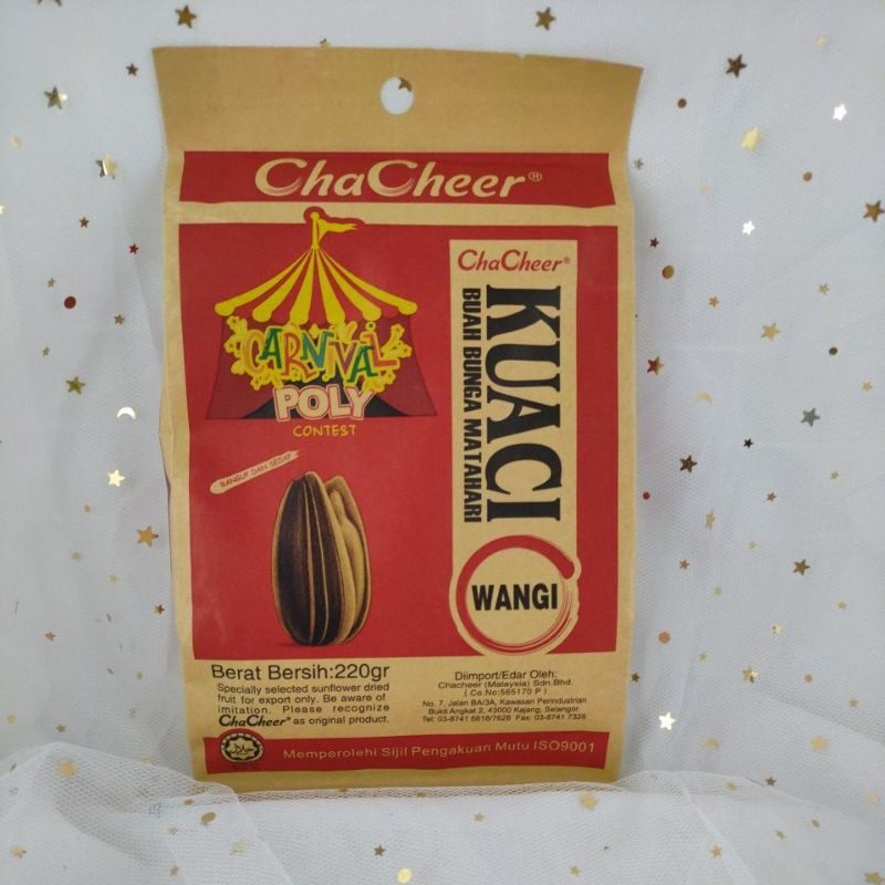Kuaci Chacheer kuaci wangi/kuaci buah-buahan matahari 220g葵花籽瓜子 (Ready ...
