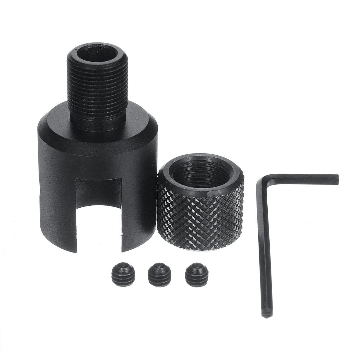 Barrel End Threaded Adapter 1/2X28สำหรับ Ruger 10/22 Thread Adapter CNC ...