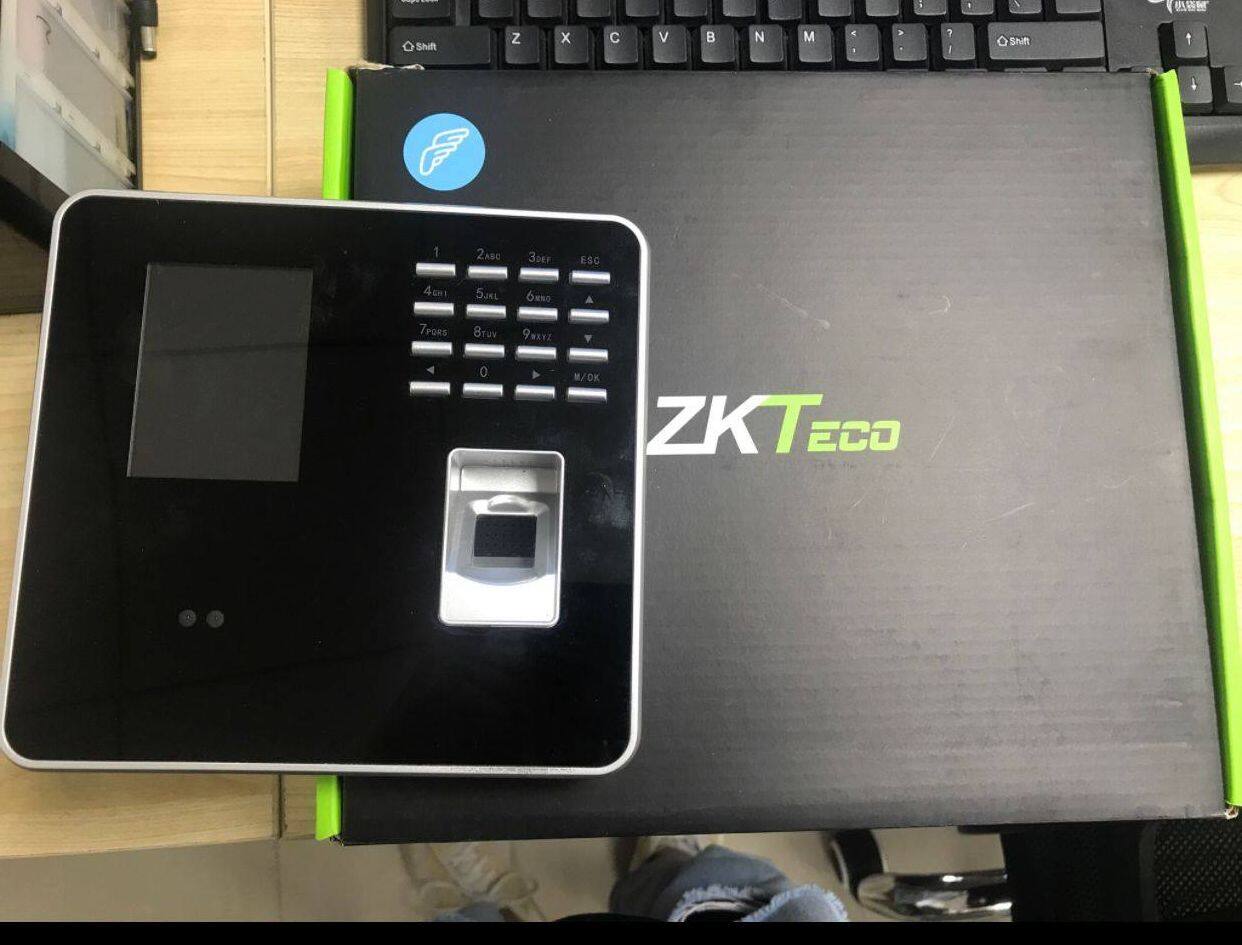 AnSmart ZK MB20 BK100 TCP/IP Biometric Fingerprint Face Facial Recognition Employee Time ...