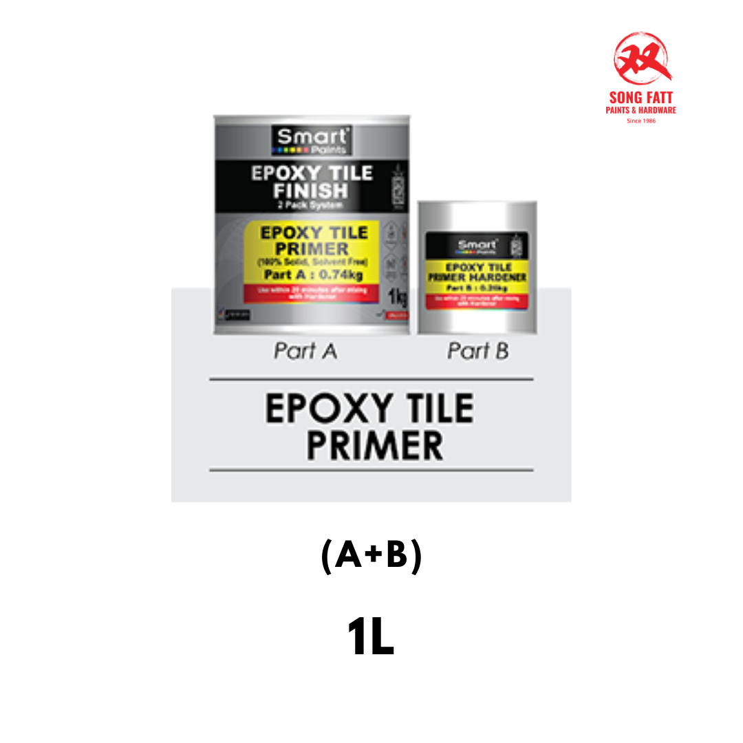 SMART Paint EPOXY FLAKES FLOOR (1kg FLAKES/1L Tile Primer/1L Clear Top ...