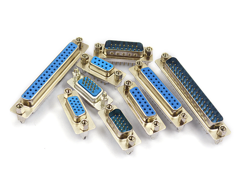 2Pcs DP9 DP15 DP25 DP37 9/15/25/37 Pinตรง180องศาชายปลั๊กตัวเมียD-Sub ...