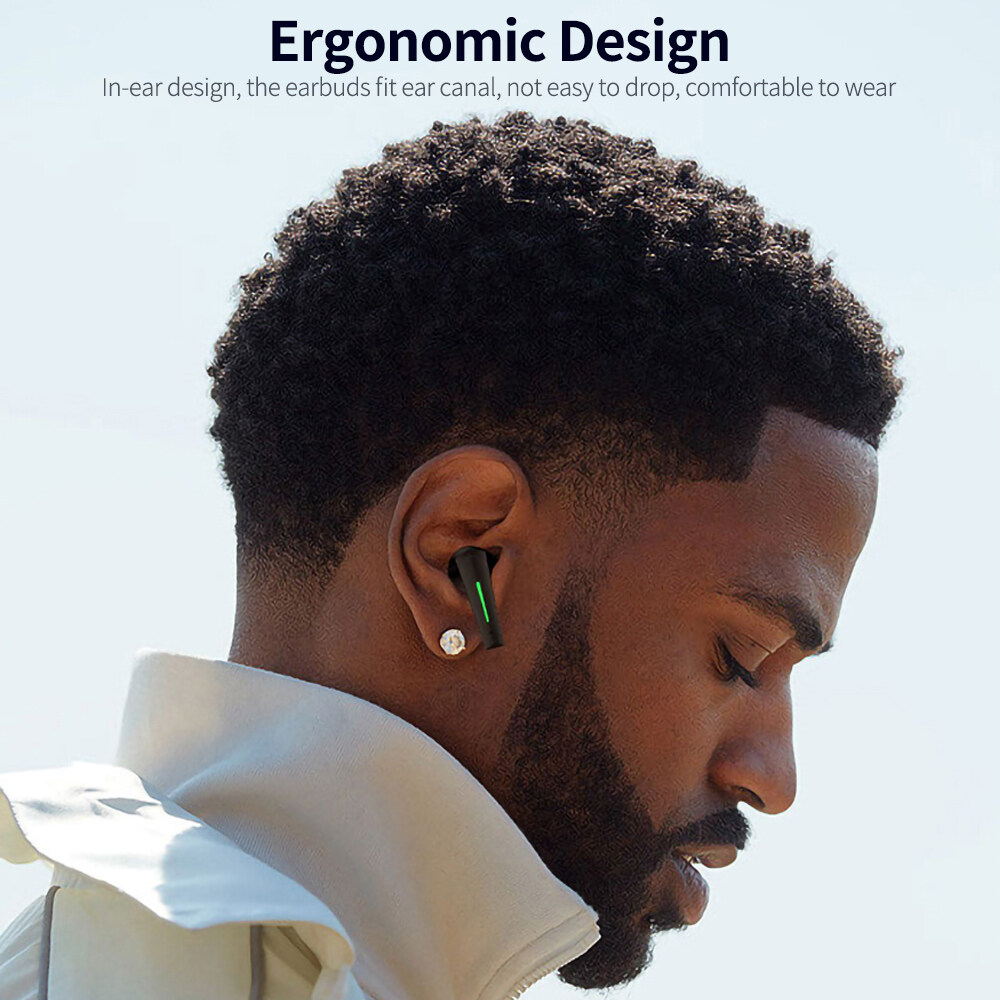 Lenovo XT80ไร้สาย BT หูฟังเล่นเกม In-Ear กีฬาหูฟังเล่นเกม BT5.1ชิป HiFi ...