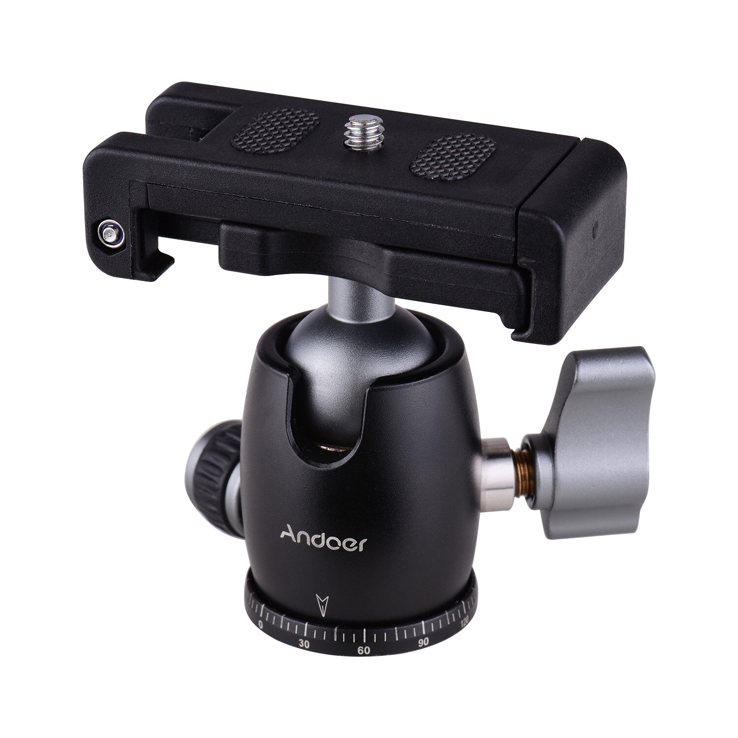 Andoer Tripod Camera Ball Head 360° Swivel Panorama Rotating with ...