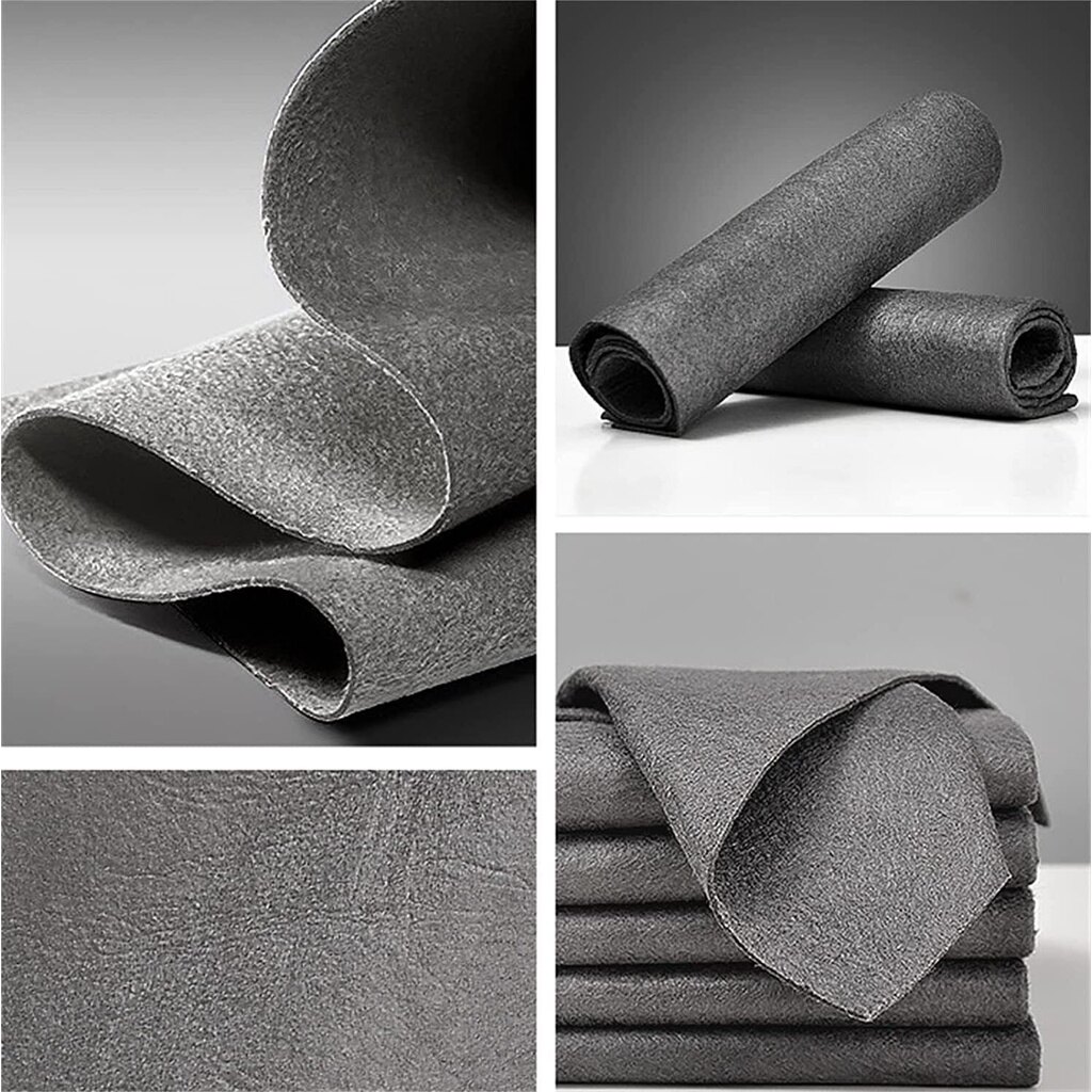 Magic Microfiber Cloth Glass Cleaning Mirror Car Wash Towel Kain Magic ...