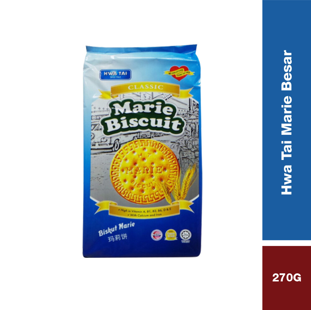 Biscuit / Biskut Hwa Tai Marie Besar 270g | Lazada