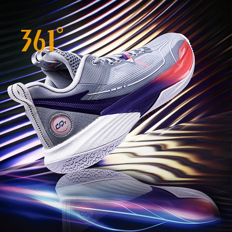 361 Degrees One Motion Men Cushioning Rebound Actual Combat Basketball ...