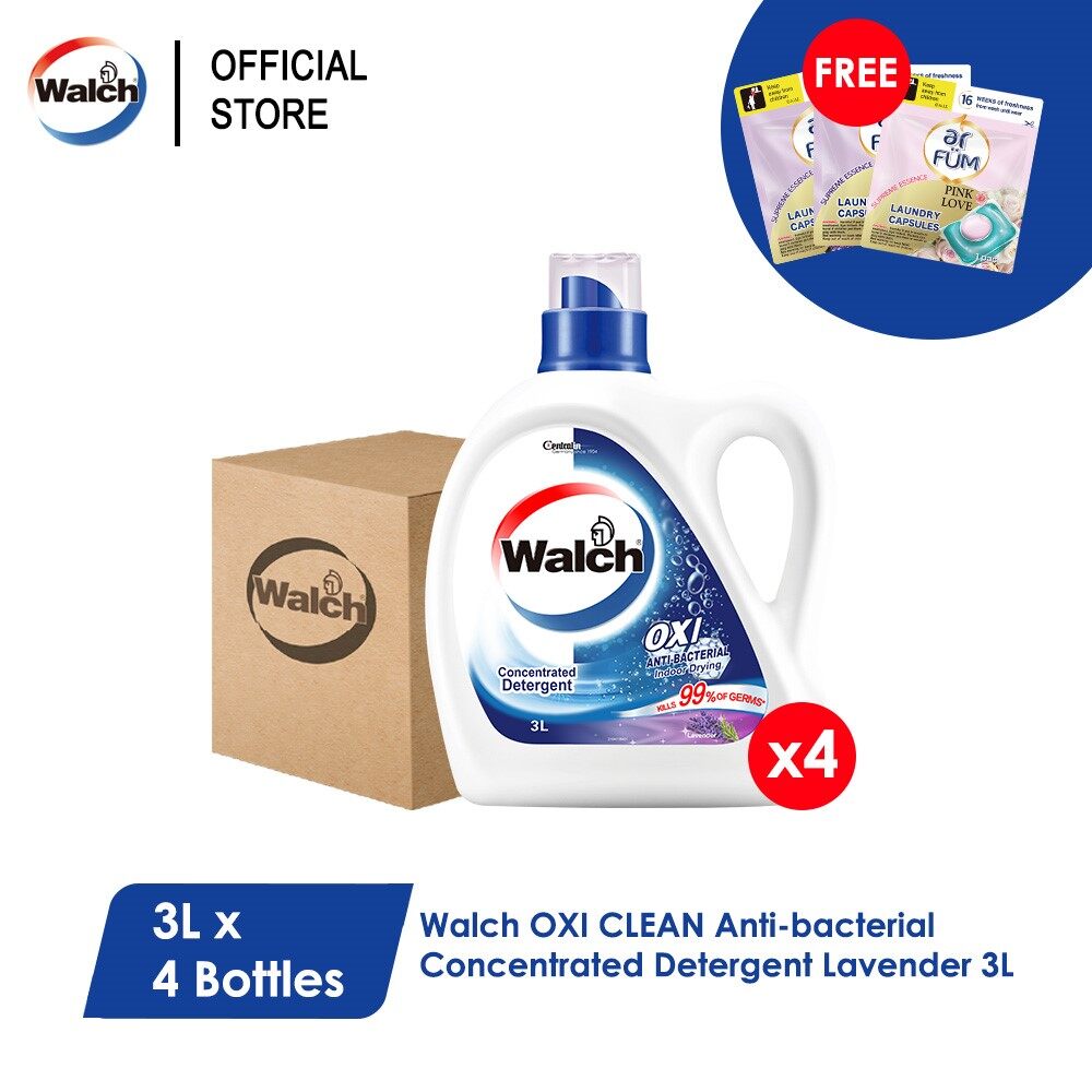 [Carton Deal] WALCH OXI Clean Anti-bacterial Concentrated Detergent ...
