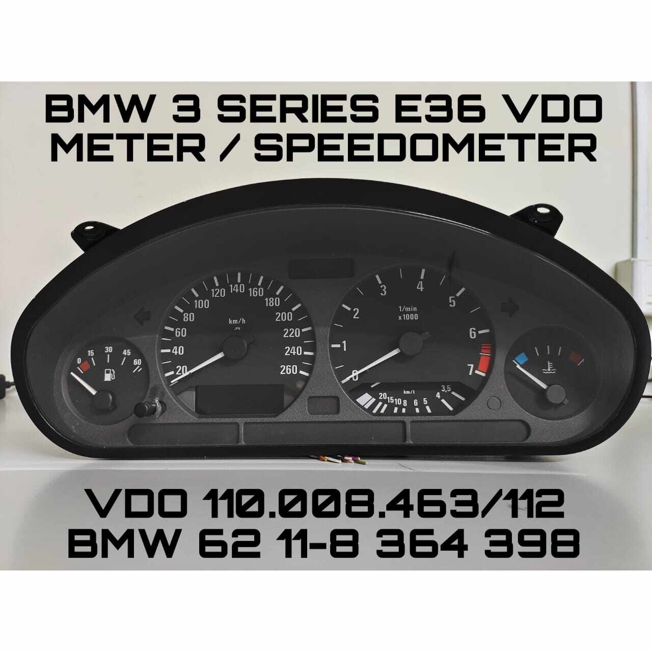 Bmw 3 Series E36 Vdo Meter Speedometer Speed Meter Car Cluster