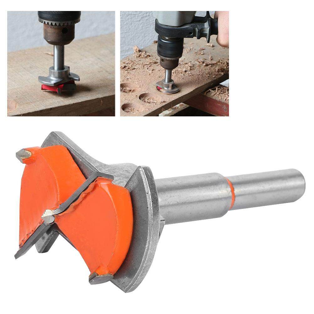35mm Steel Boring Positioning Drill Bit Wood Hole Saw Woodworking Tool ...