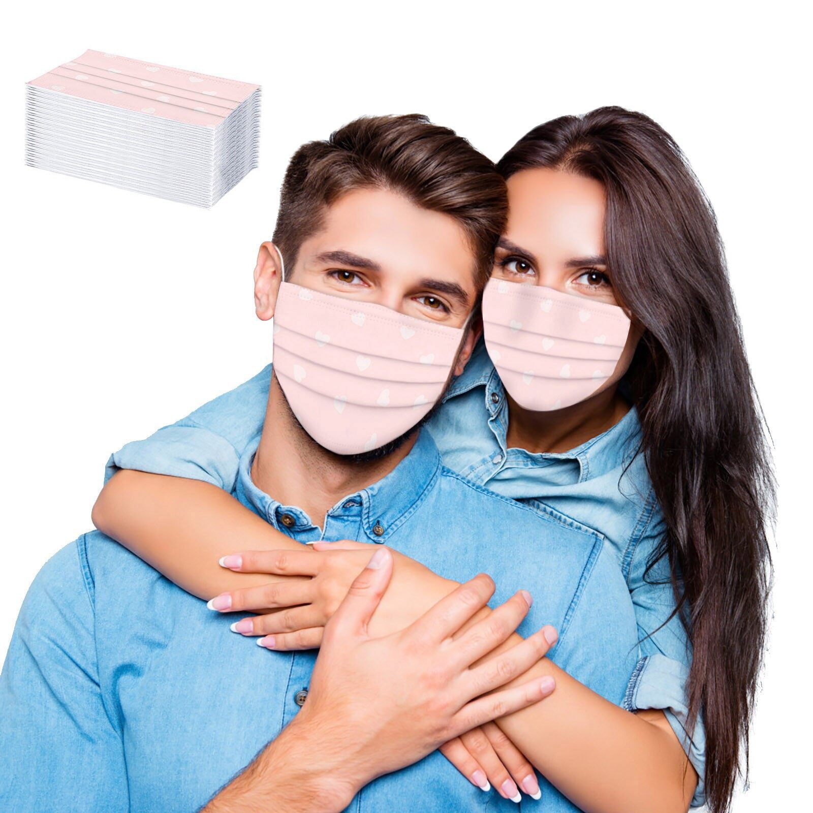 【Ready Stock】50PC Adult Valentine's Day Printing Breathable Disposable ...