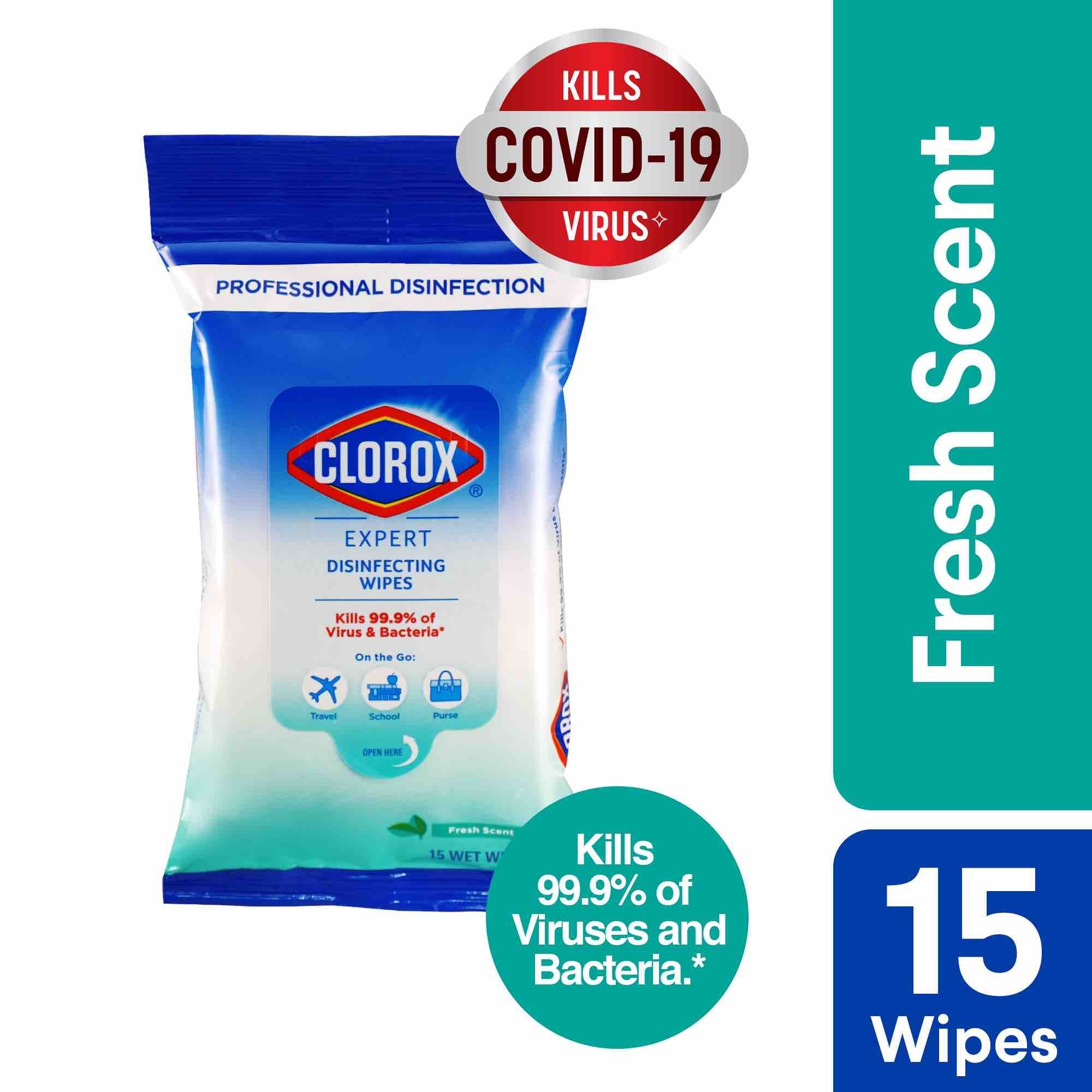 【KL Malaysia Ready Stock】Clorox Expert Disinfecting Wipes Tissue 15's ...