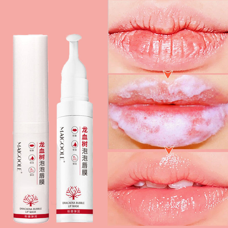 Lips dead skin remover scrubs dragon blood tree bubble lip mask ...