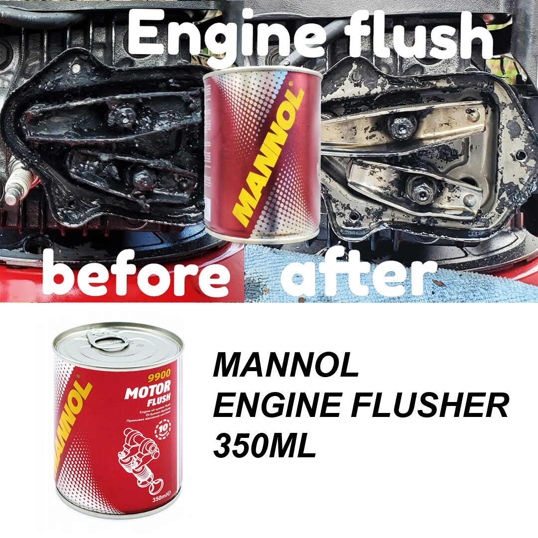 MANNOL Motor Flush 9900 - Oil additives 350ML | Lazada