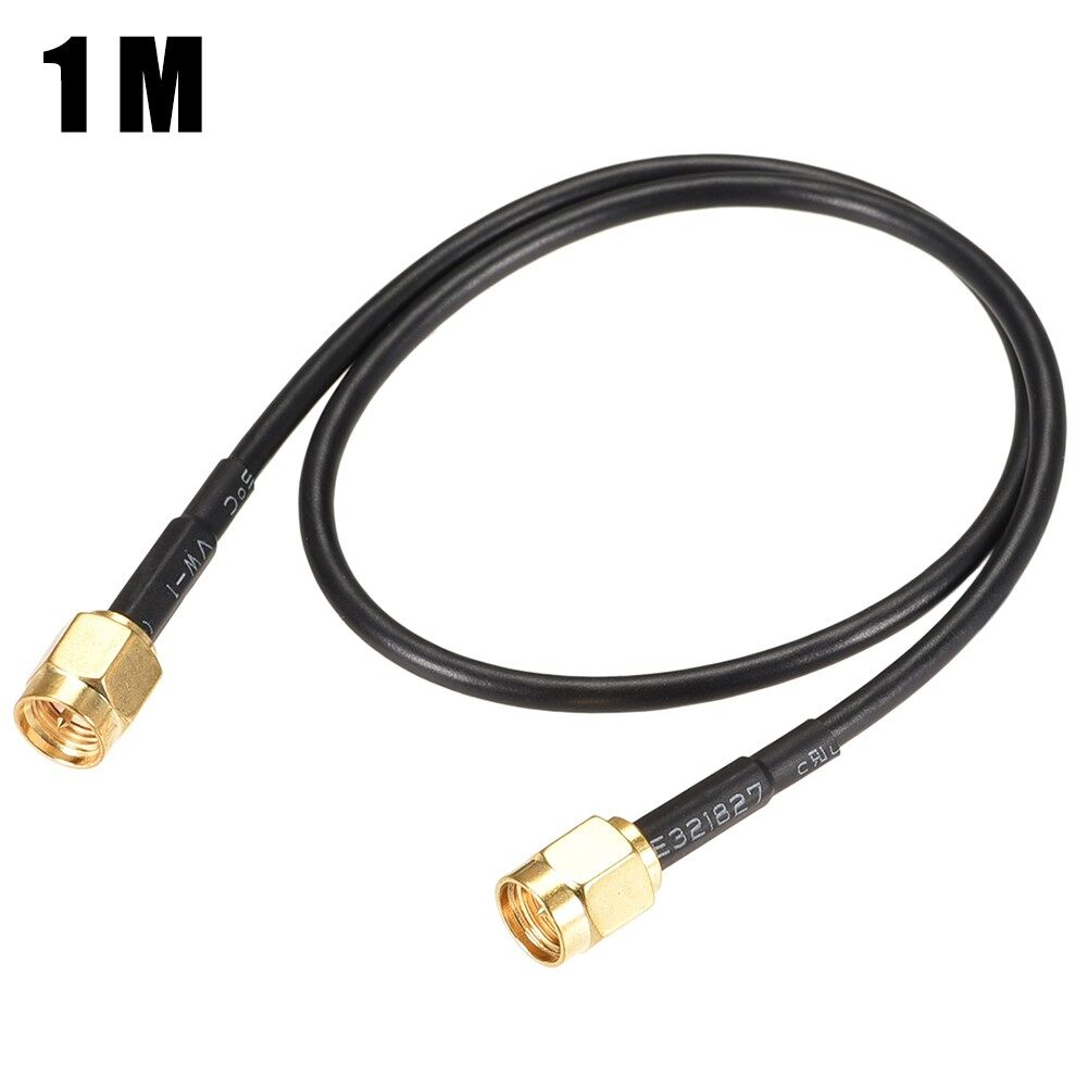 RG174 SMA Male To SMA Male 50 Ohm Adapter Cable Connector Extension RF ...