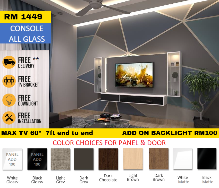 [FREE INSTALL & BRACKET TV] NEW DESIGN TV Stand for TVs cabinet Moden ...