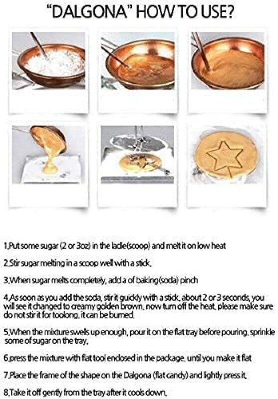 [เกมปลาหมึก, netflix] Dalgona Making Kit Squid เกมบิสกิตคุกกี้ mould ...