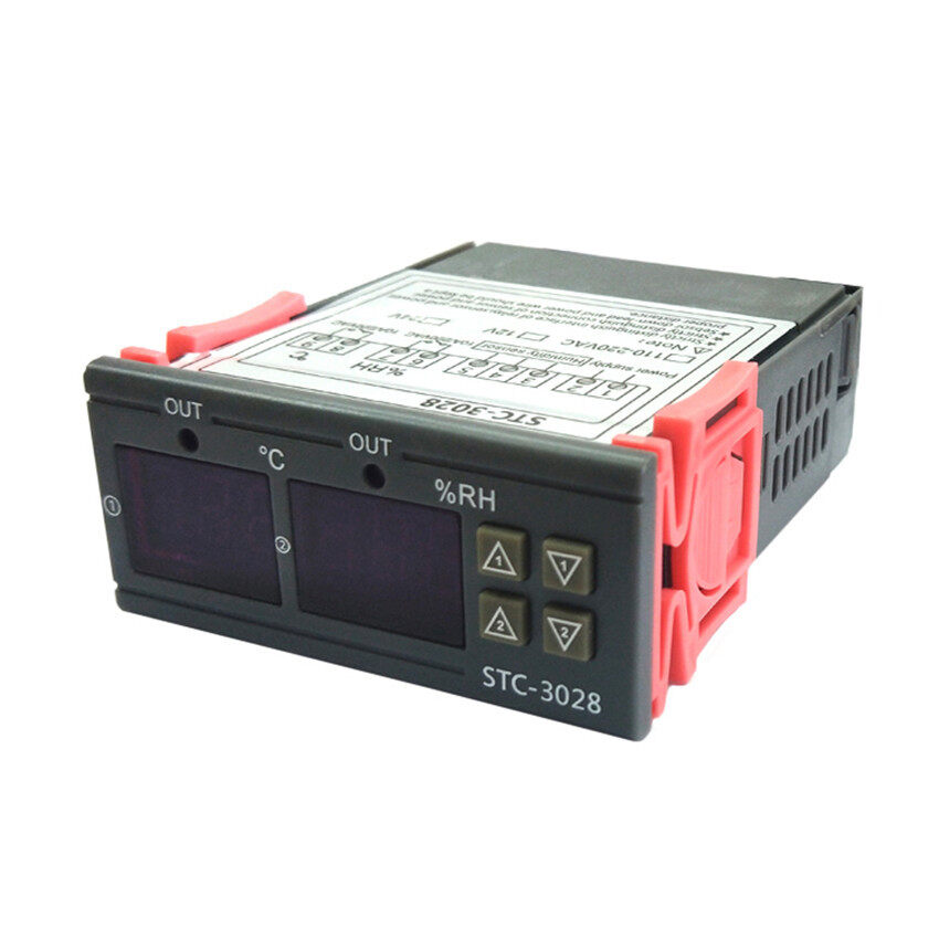STC-3028 ควบคุมอุณหภูมิดิจิตอลหน้าจอแสดงผลแบบ dual เทอร์โมกับ IC Probe ...