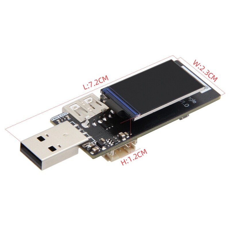 T-Dongle ESP32-S2 Development Board Wireless WIFI Module USB OTG Male Female Interface 1.14 Inch ...