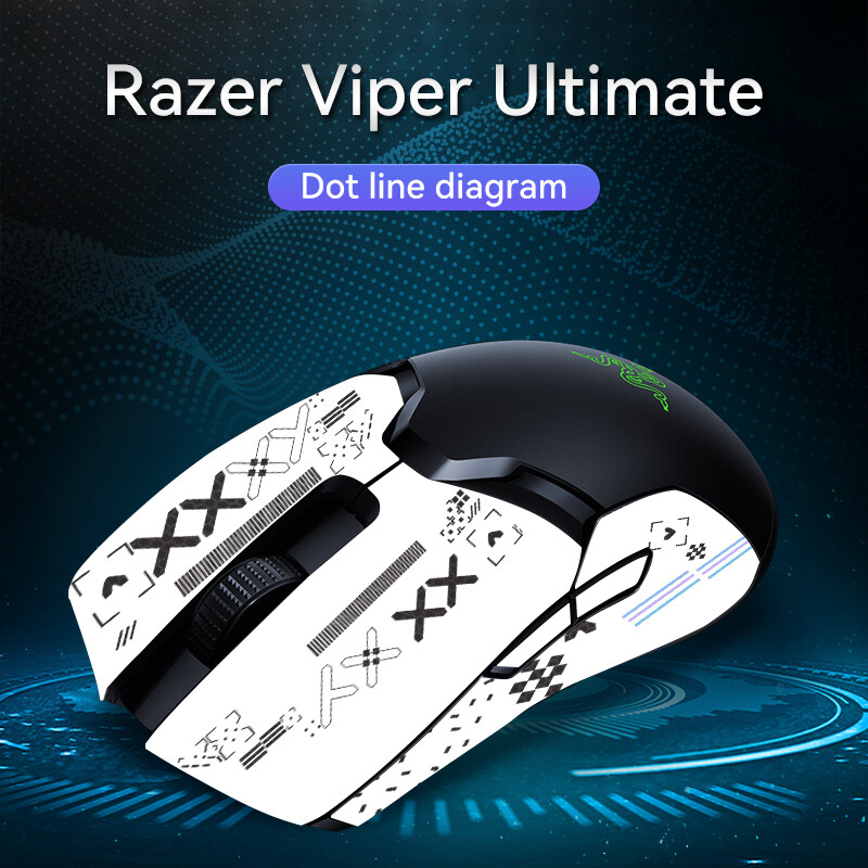 Anti-slip mouse grip tape for Razer Viper Ultimate colourful sticker ...