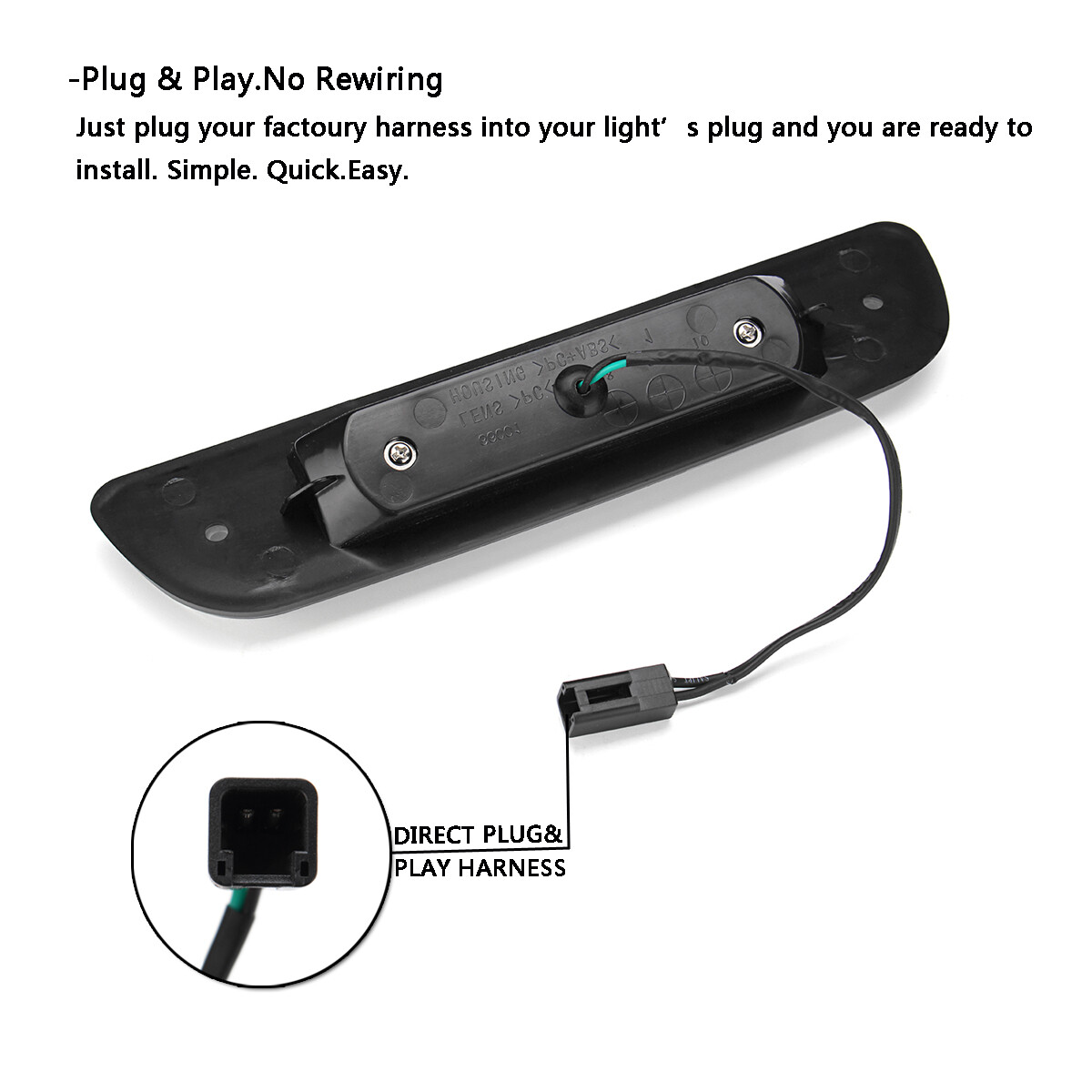 ไฟเบรคท้ายรถสำหรับ Toyota Tacoma,ไฟเบรคที่สามติดสูง1995 OEM 2016 ...