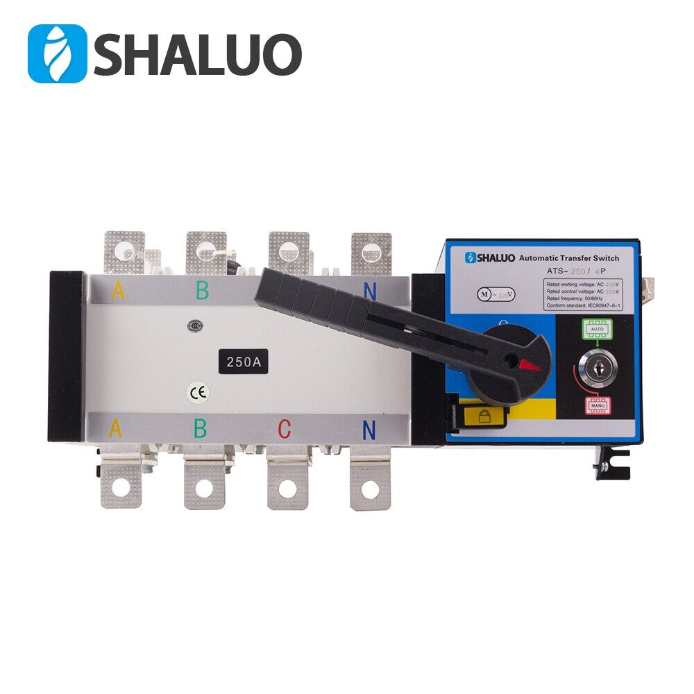 Universal 400A ATS Dual Power Automatic Transfer Switch 220V AC Diesel ...