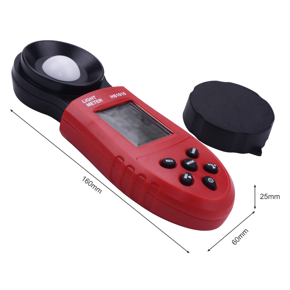 RCYAGO ใหม่200,000 Lux HS1010อัตโนมัติ LCD Digital Split Light Luxmeter ...