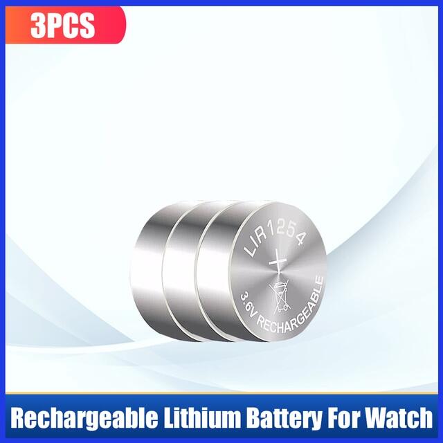 LIR 1254 LIR1254 Lithium Rechargeable Button Cell For Remote Control ...