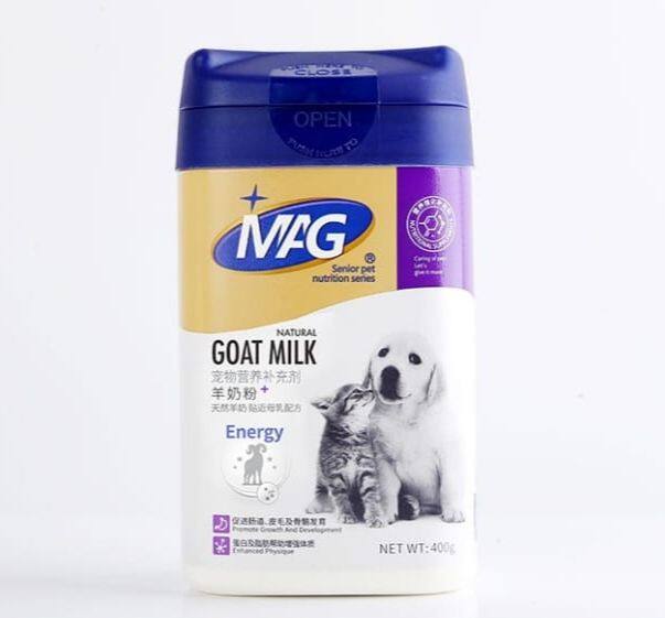 【READY-STOCK】MAG Premium Pet Cat/Dog Goat Milk Powder 400g Boost immune ...