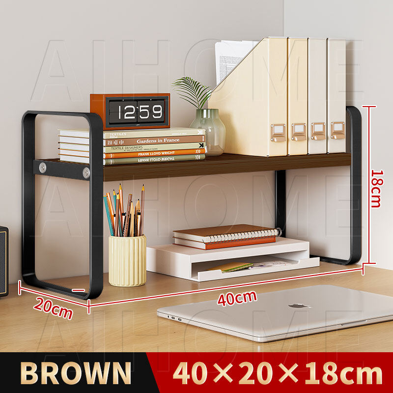 Desktop Rack Tabletop Organiser Magazine Document Multi-layer Shelf ...