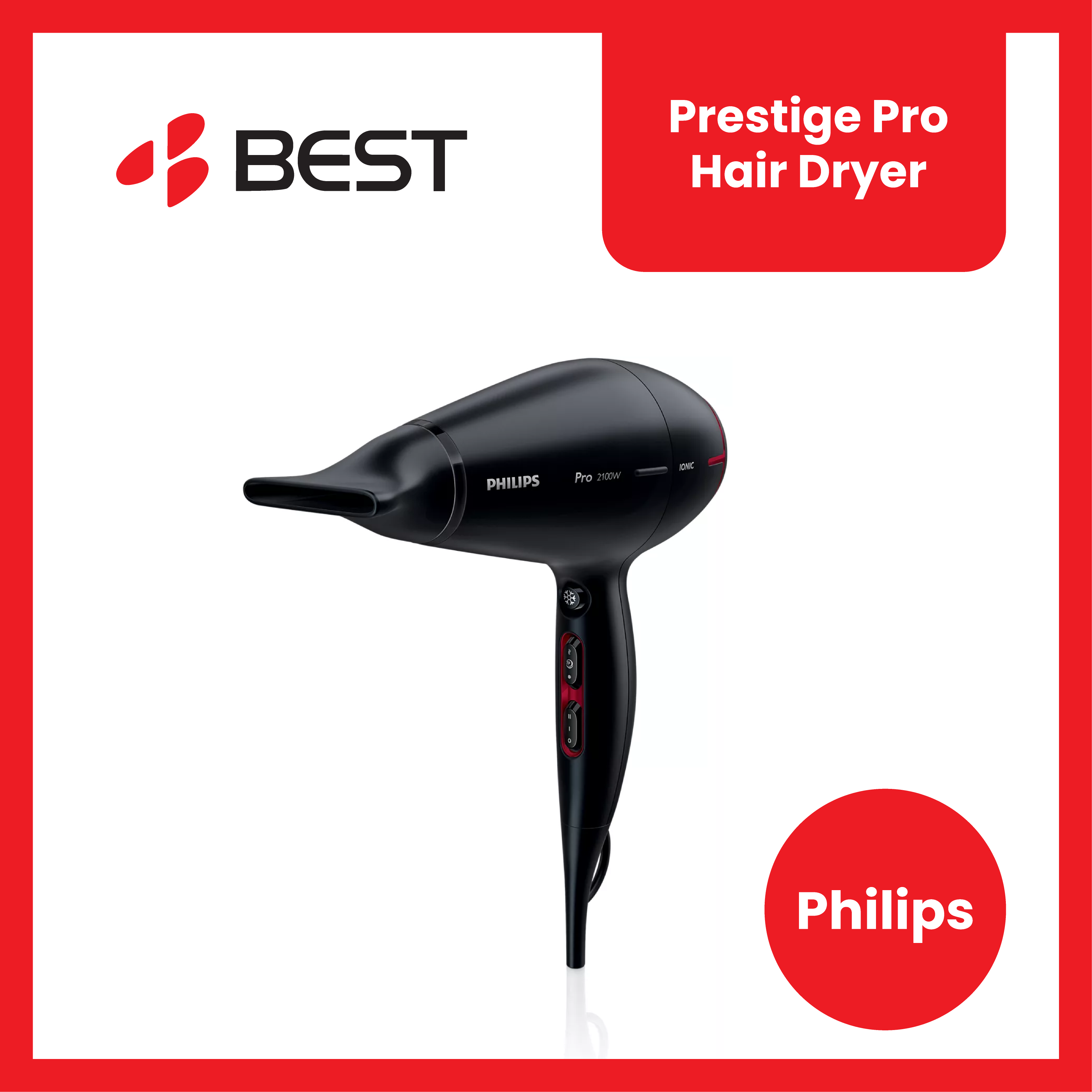 PHILIPS Pro Hair Dryer (2100W) HPS910 | Lazada