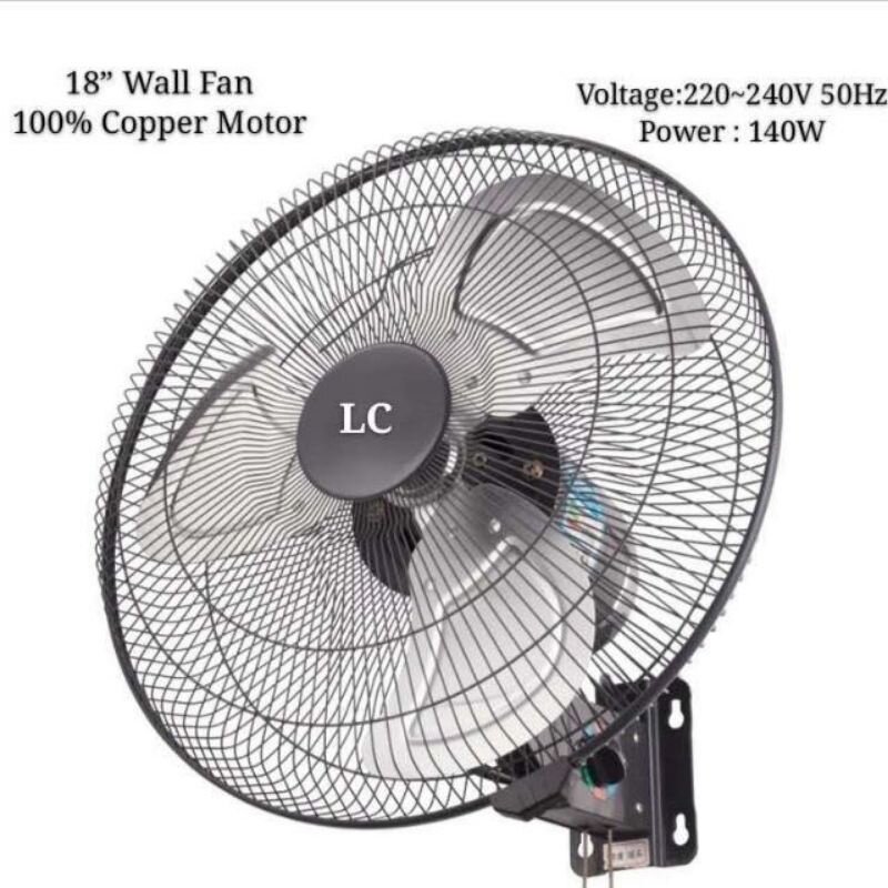 Heavy Duty 18” Industrial Wall Fan # 100% Copper Motor # | Lazada