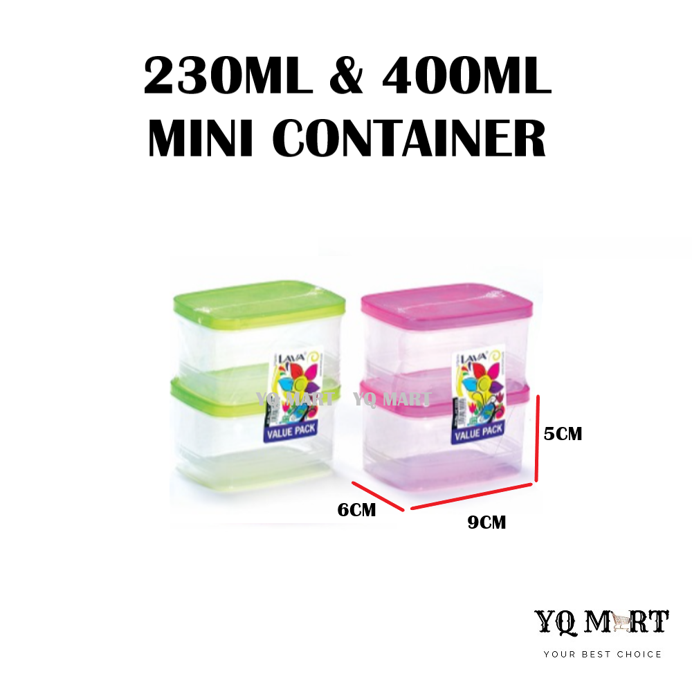 Plastic Canister 230ML/400ML/Container Botol Kuih | Lazada