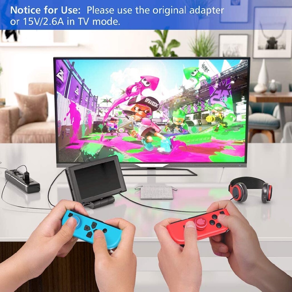 Nintendo Switch Oled HDMI TV Adapter Dock Station สำหรับ NS Switch อัพเกรดขาตั้งพับได้ - koosir ...