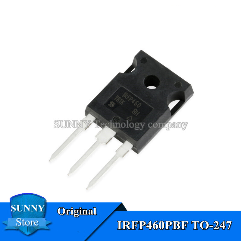 2Pcs Original IRFP460PBF TO-247 IRFP460 TO247 500V/20A MOSFET N-ช่อง ...