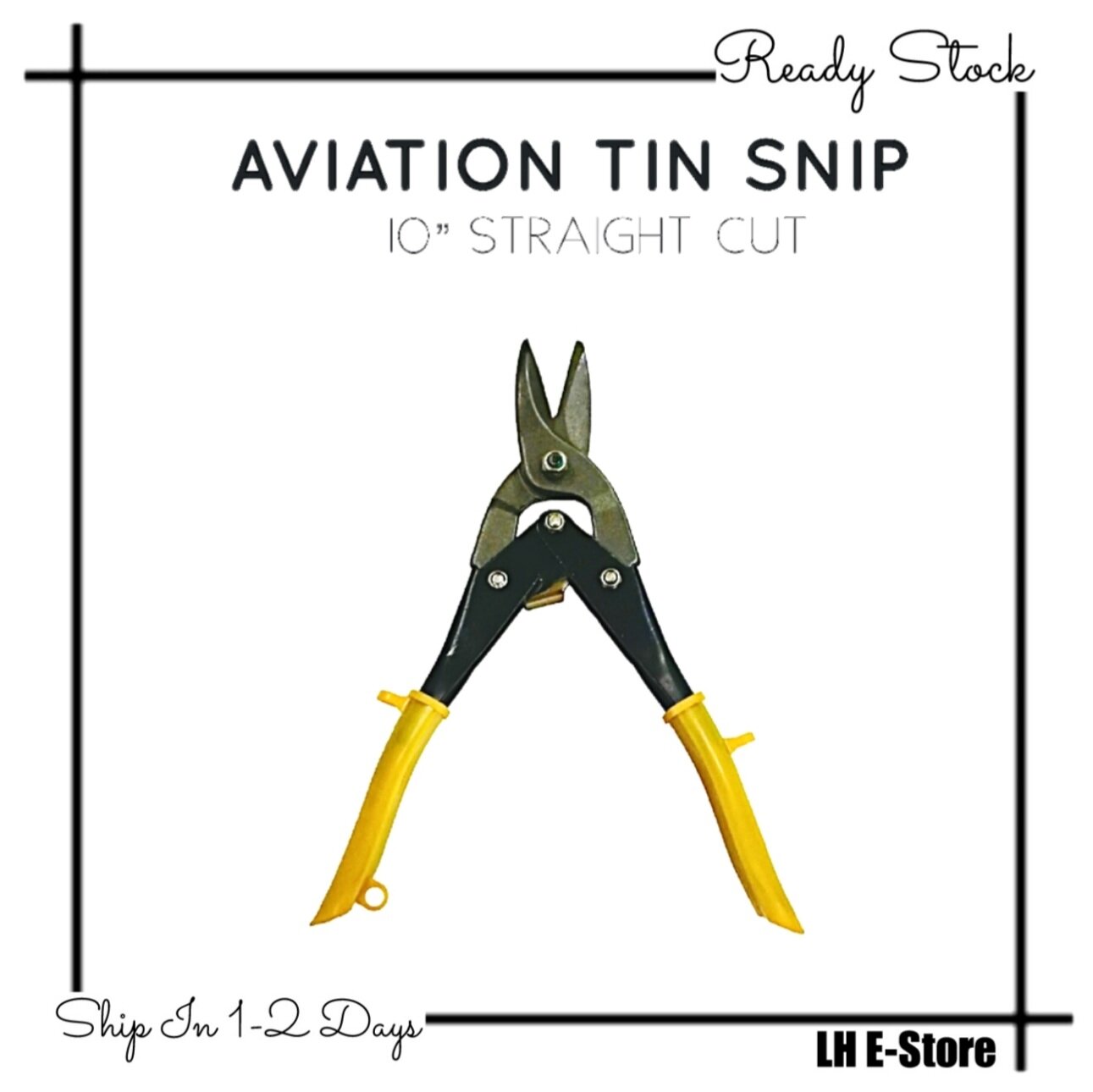 Aviation Tin Snip Zinc Wire Cutter 10” Gunting Zink Bumbung / Pemotong ...