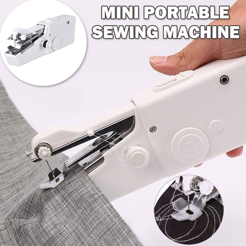 Mini Handheld Sewing Machine Portable Cordless Electric Stitch Machine ...