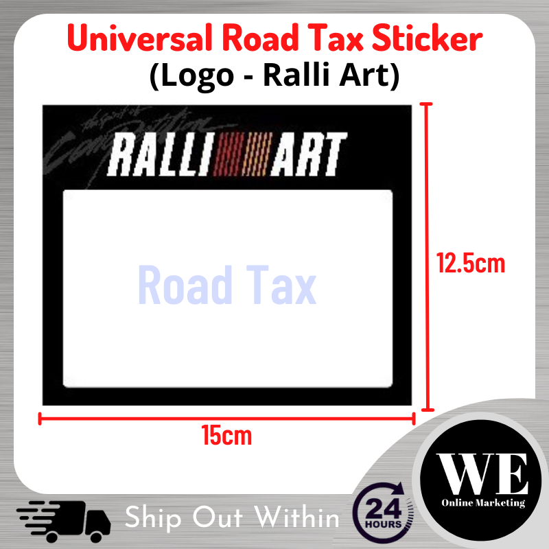 (Ready Stock) Car Road Tax Sticker - Universal Roadtax Sticker No Glue ...