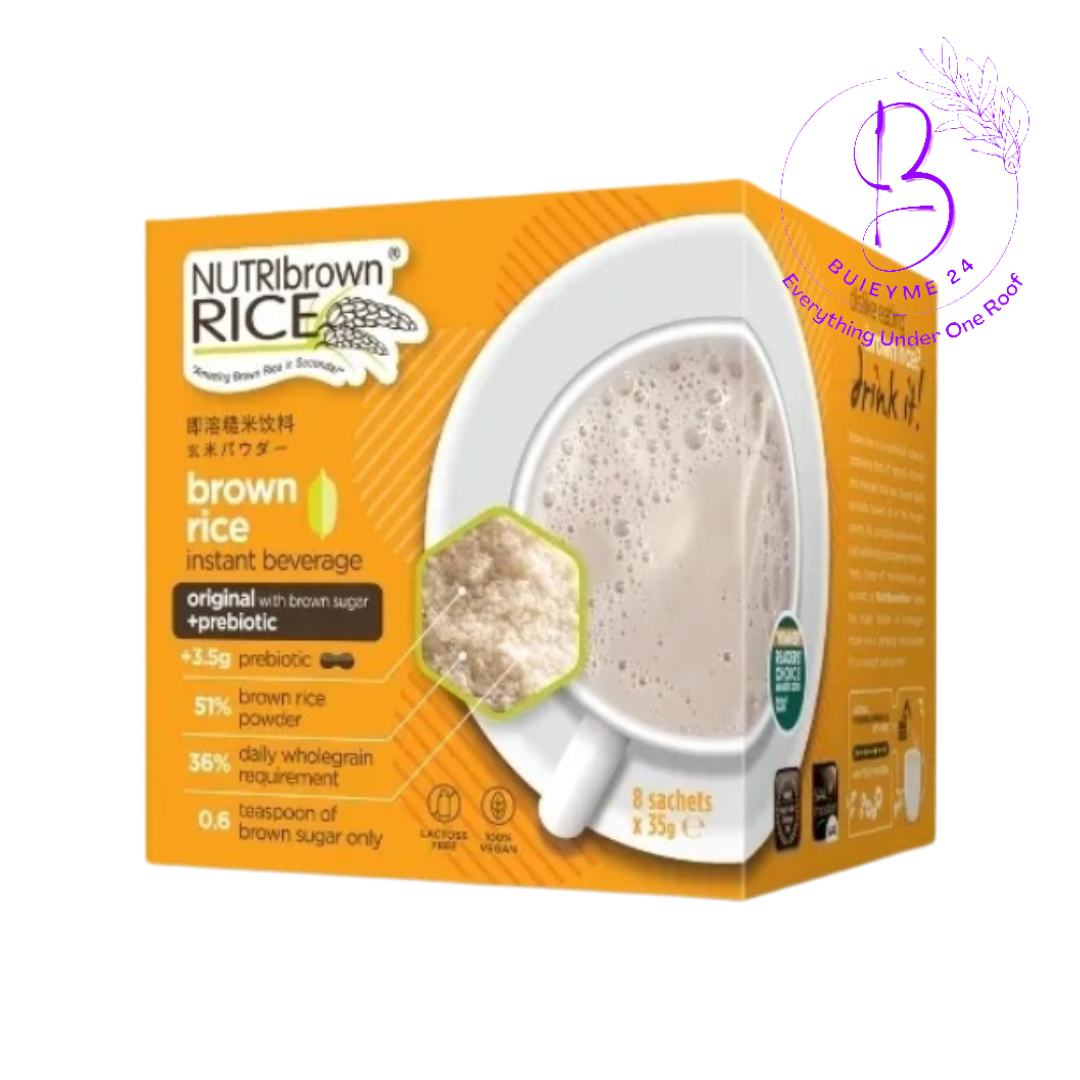 [READY STOCK] Nutri Brown Rice Original 8 x 35g | Lazada