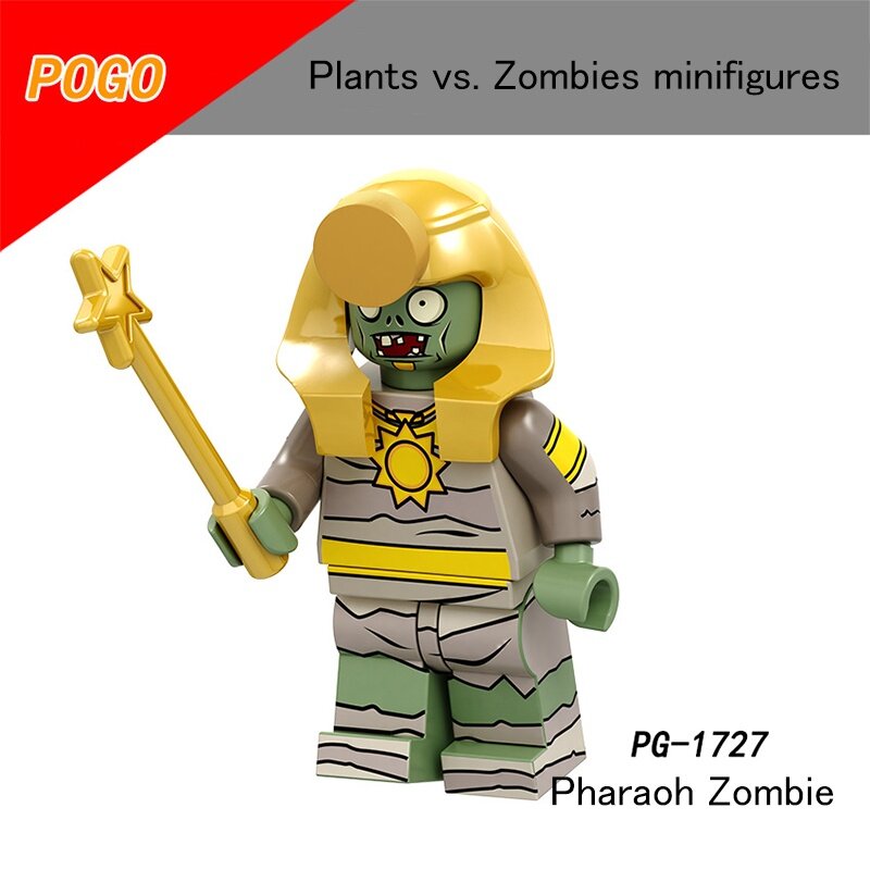 Plants Vs. Zombies Minifigures 16รูปแบบของ Zombies Building Blocks ...