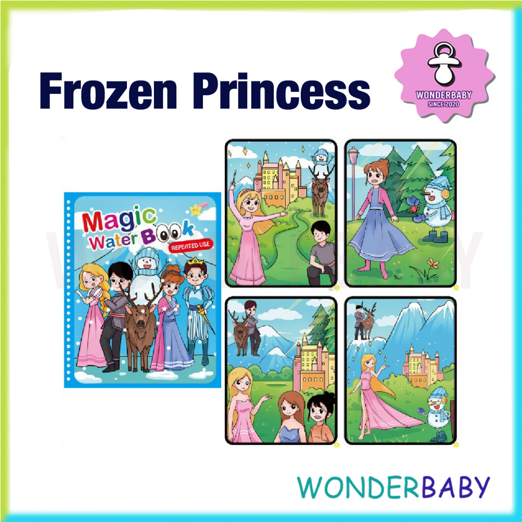 1 Book FREE 1 Magic Pen Buku Magik Magic Color Book Children stationery ...