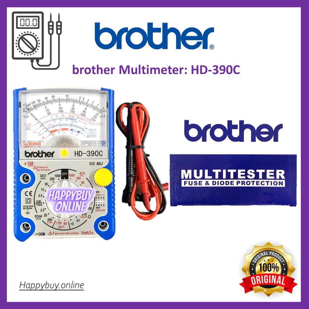 Brother or Sunwei Multitester Multimeter YH-395B+ HD-390C Multi Meter ...