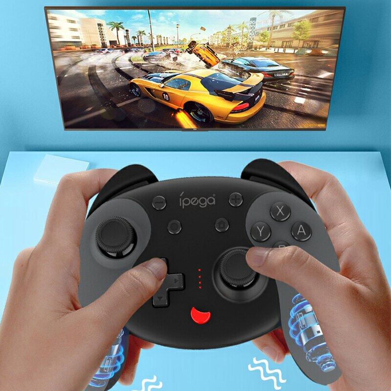 Narsta Ipega เกมแพดสำหรับ Nintendo Switch ไร้สาย,จอยสติ๊กบลูทูธจอยสติ๊กพร้อมเซนเซอร์วัดการหมุนวน ...