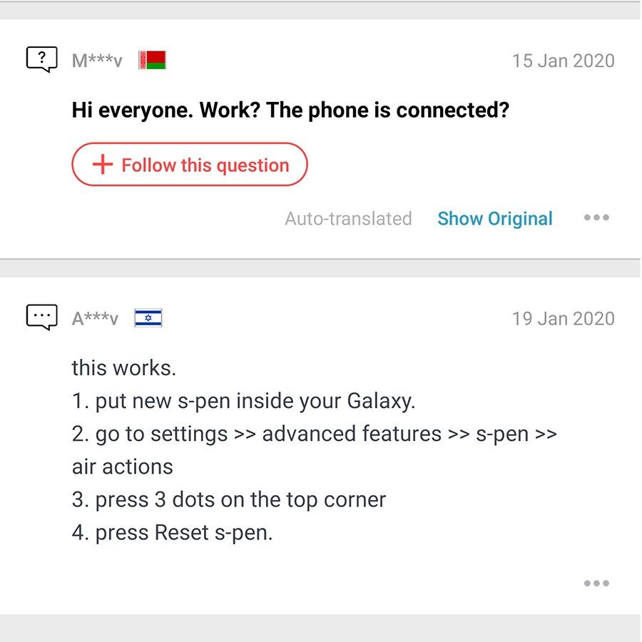 Originalหมายเหตุ10 Liteหน้าจอสัมผัสSปากกาสำหรับSamsung Note10 N970 ...