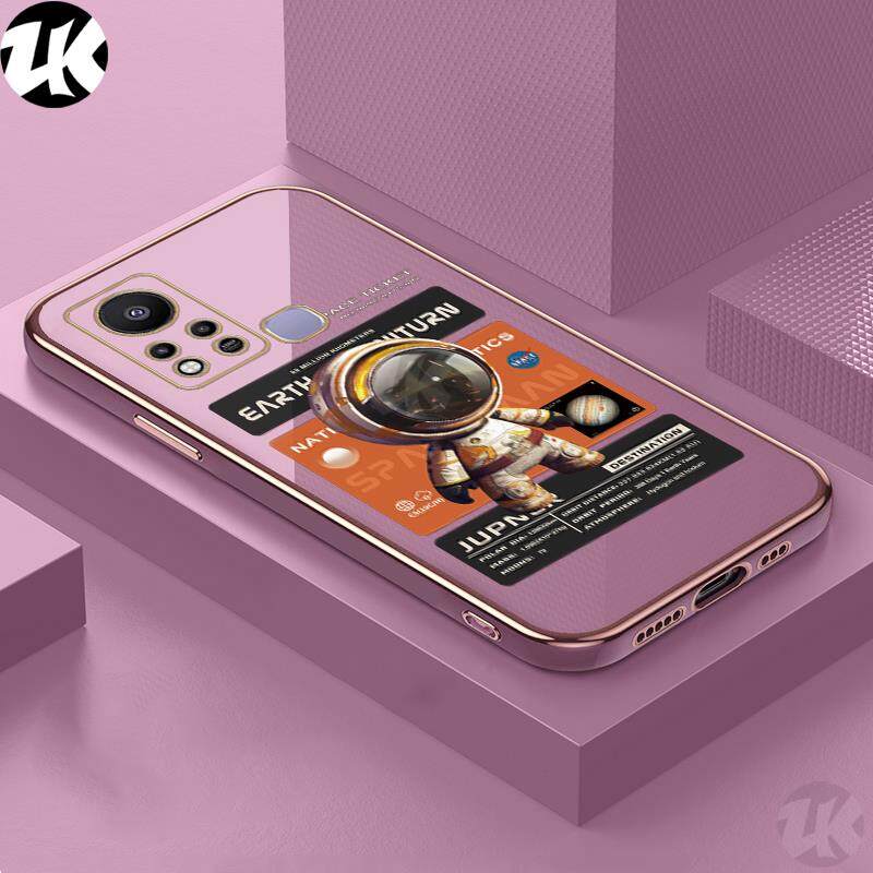 Electroplated เคสโทรศัพท์ Infinix Hot 11s 11 NFC X662 X6812 Astronot ...