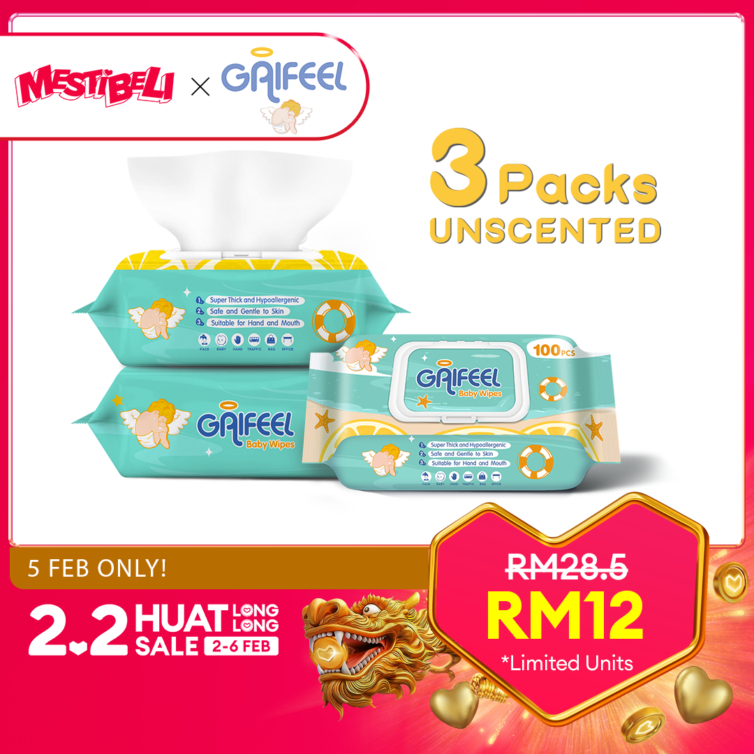 Gaifeel Baby Wipes 80pcs Per Pack Baby Wet Wipes Wet tissue Baby Tisu ...