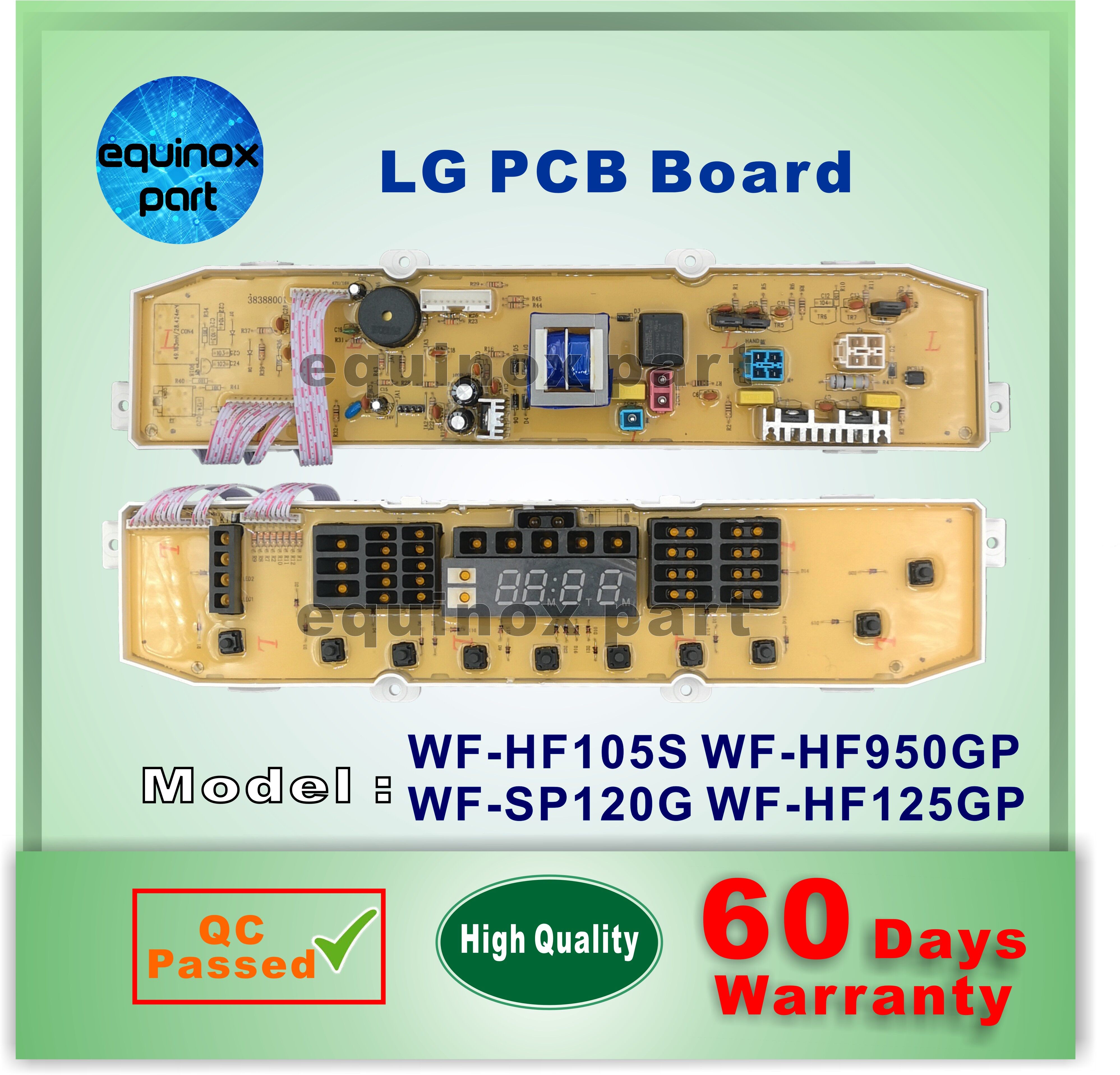 WF-HF105S WF-HF950GP WF-SP120G WF-HF125GP LG Washing Machine PCB Board | Lazada