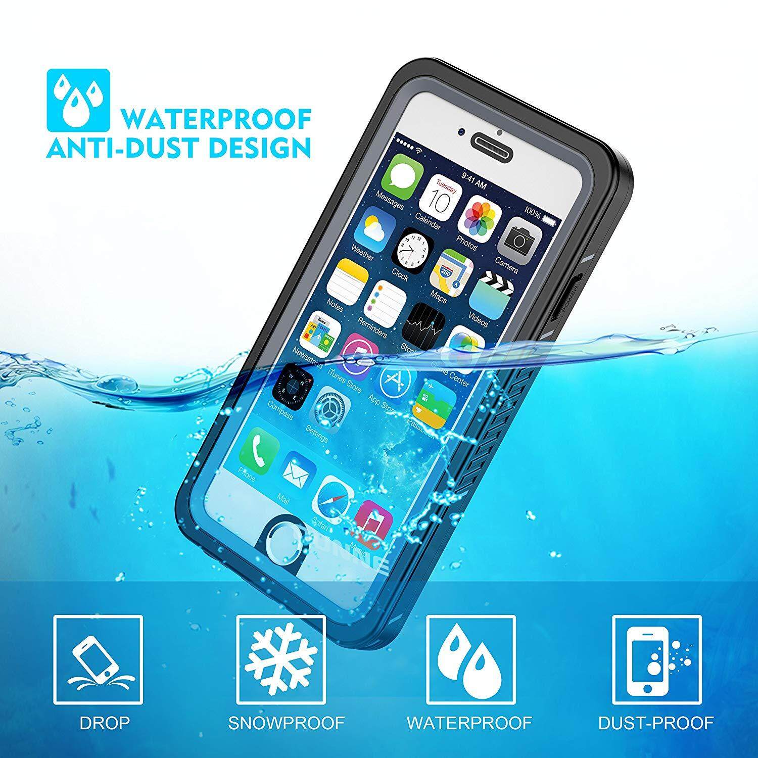 iPhone 7 Plus/8 Plus Waterproof Case, Underwater Snowproof Dirtproof ...