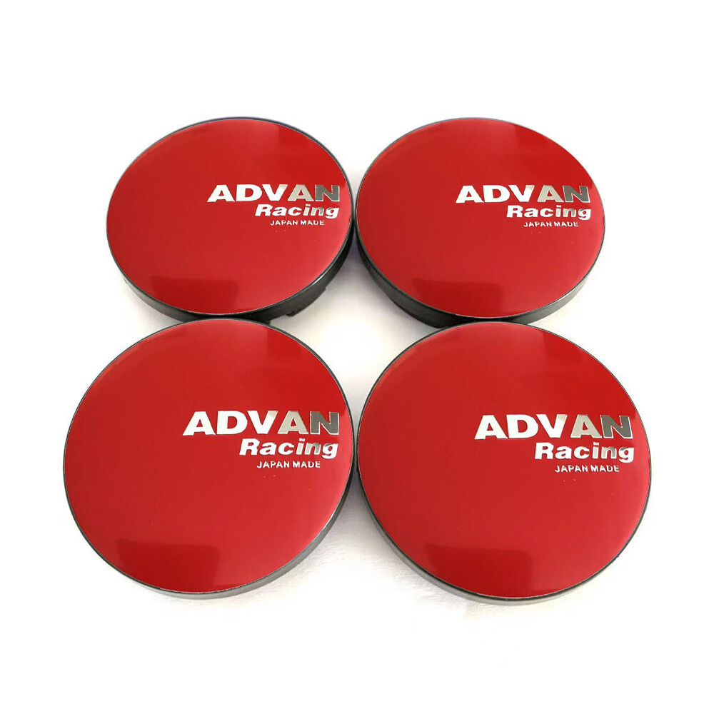 4pc 56mm ADVAN Racing Car Modified Wheel Center Cover Rim Hub Cap for ...